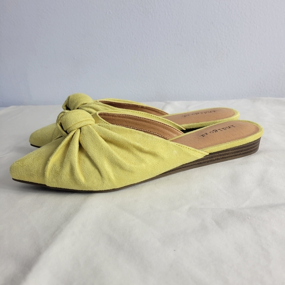 Indigo | Shoes | Indigo Rd Yellow Suede Flats Shoes Irgabriela2 Size ...